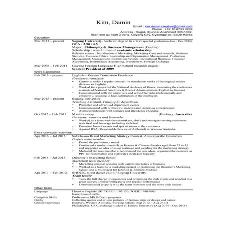 Jean Resume 4 | DOCX