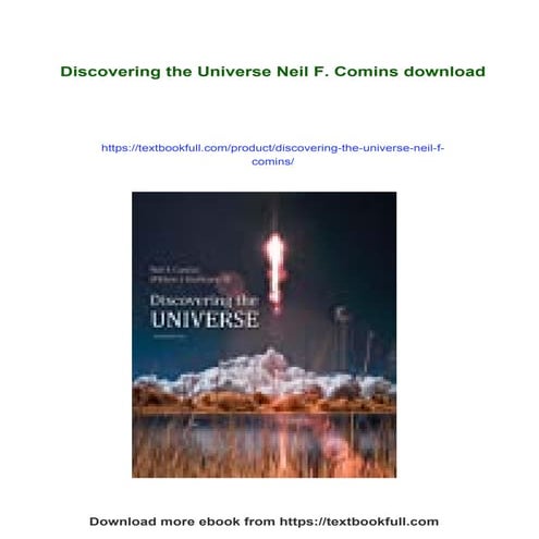 Download full ebook of Discovering the Universe Neil F. Comins instant ...