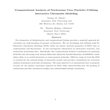Computational Analysis with ICM | PDF