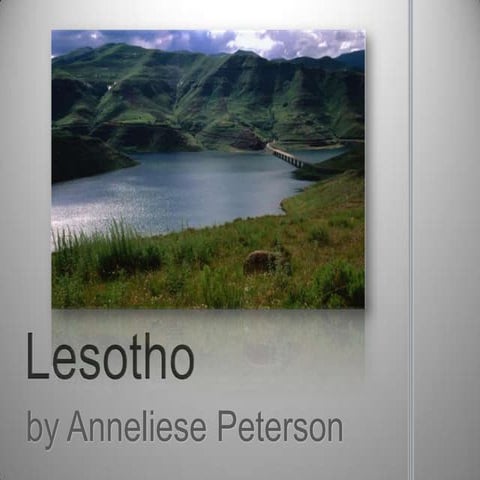 History of Lesotho And Basotho national. | PPTX