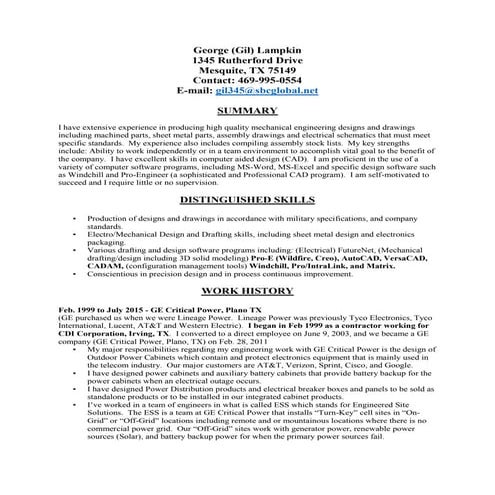 Resume_George_G_Lampkin | PDF