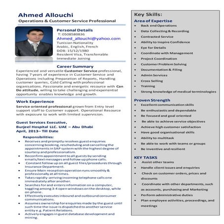 Ahmed CV 2016 | DOCX