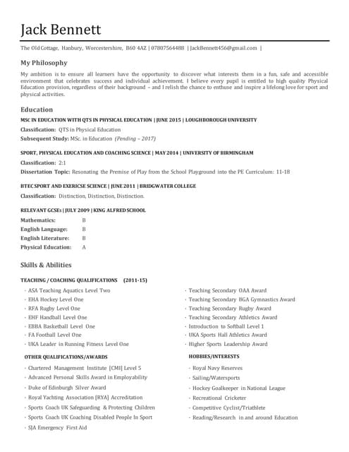 HC Vlok - CV | PDF