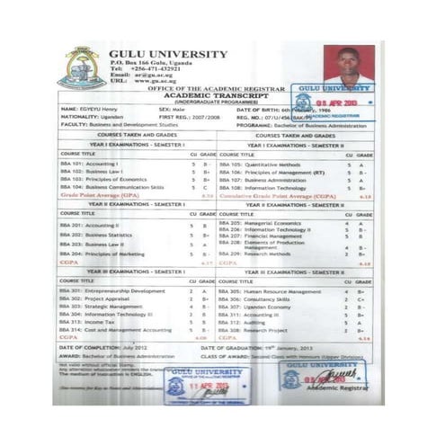 Certified Transcript | DOCX