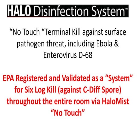Critical Brief on Halo Bioload Reduction 102214 | PPT | Free Download