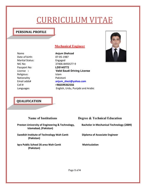 saqib cv chiller | DOC