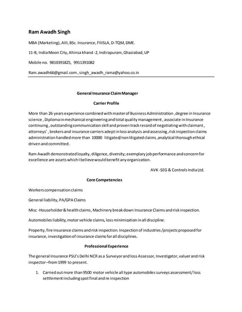 RAM AVADH SINGH-Peril-Accident external means | PPTX