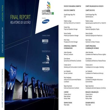 Paulo Pandjiarjian - WorldSkills São Paulo 2015 - Final Report | PPTX