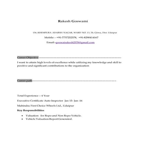 Rakesh Goswami | DOCX