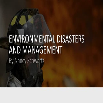 Disasters and Management | PPT