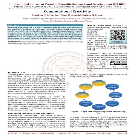 Computational Creativity | PDF