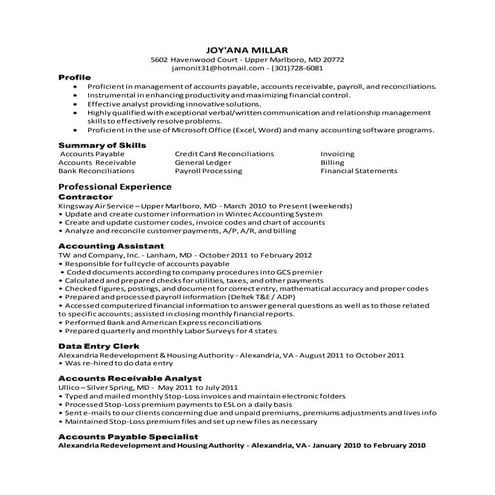 MILLAR, Joy'Ana resume Apr 2016 | DOCX