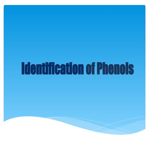 Comprehensive Methods for Detection and Differentiation of Alcohols | PPTX