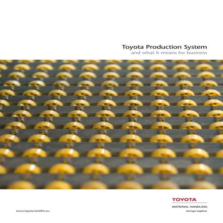 The Toyota Way (Toyota Production System) [Operations Management] | PPTX
