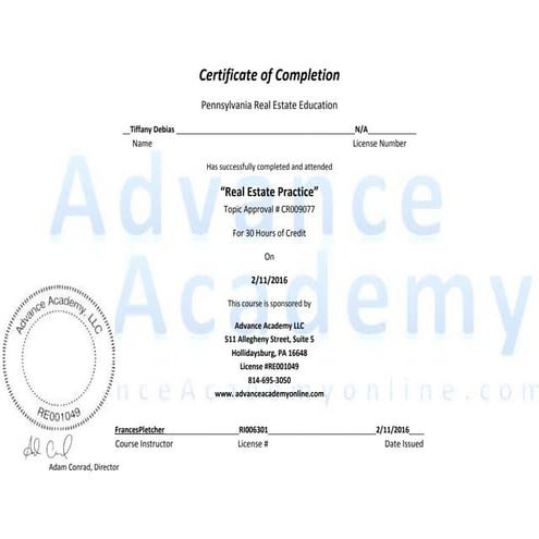 real estate pre certification | PDF