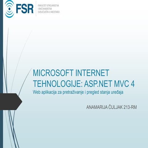MICROSOFT INTERNET TECHNOLOGIES | PPTX
