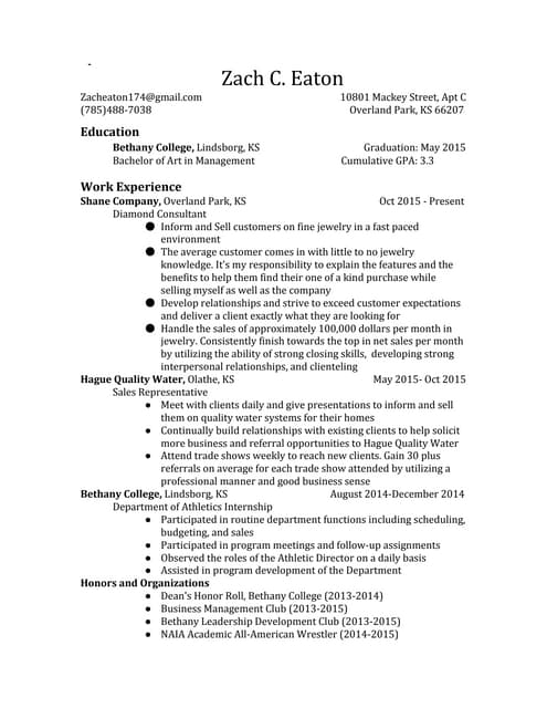 Writing Resume | PDF