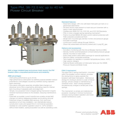 ABB Power Curcuit Braker | PDF
