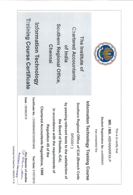 Trinity Western Univ Certificate | PDF