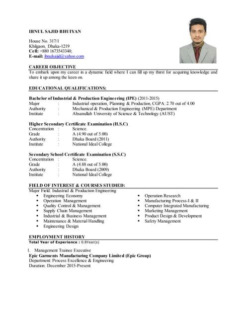 CV of RAJIB CHANDRA GOSH | DOCX