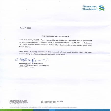 Standard Chartered Bank | PDF
