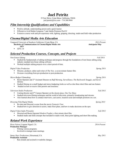 JC Resume | PDF