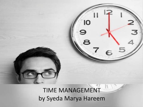 Time Management for Students | PPT