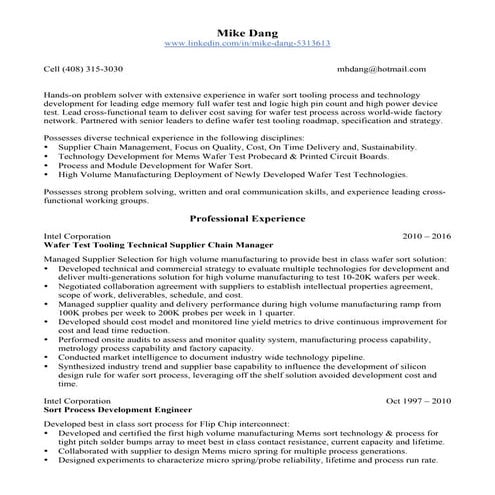Chinh Nguyen Resume | DOC