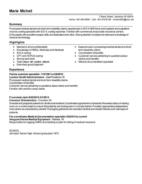 Resume Sonia 2016 | PDF