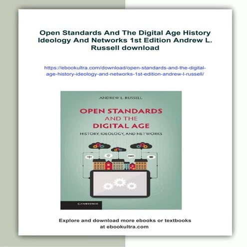 Open Standards And The Digital Age History Ideology And Networks 1st ...