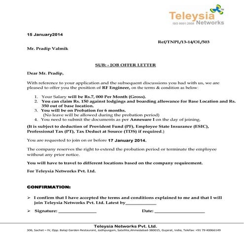 BSNL Landline Disconnection Letter | PDF