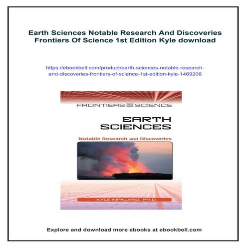 Earth Sciences Notable Research And Discoveries Frontiers Of Science ...