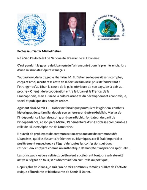 cv samir Michel el daher | PDF