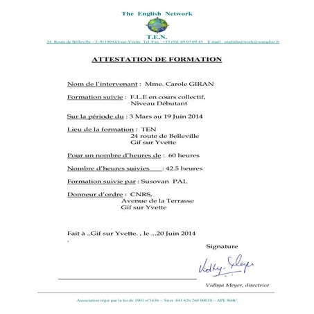 INRIA postdoc certificate | PDF