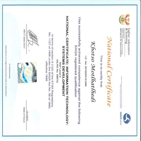 SAQA NQF Level 5 | PPT