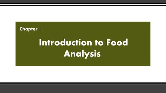 Food quality parameters | PPTX