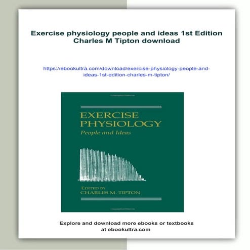 Introduction to exercise physiology | PPT