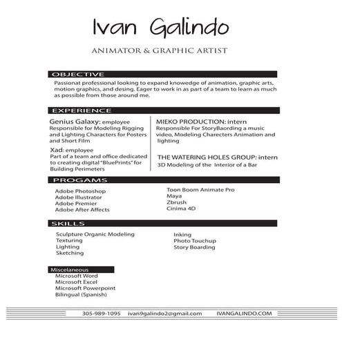 Resume2 | PDF | Technology & Computing