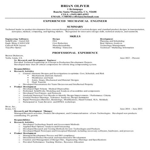 Brian_Oliver_Resume | PDF
