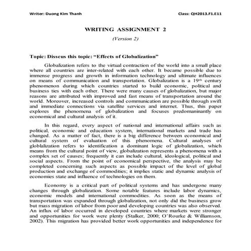 Globalisation | PPTX