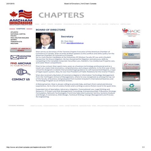 Board of Directors _ AmCham Canada | PDF