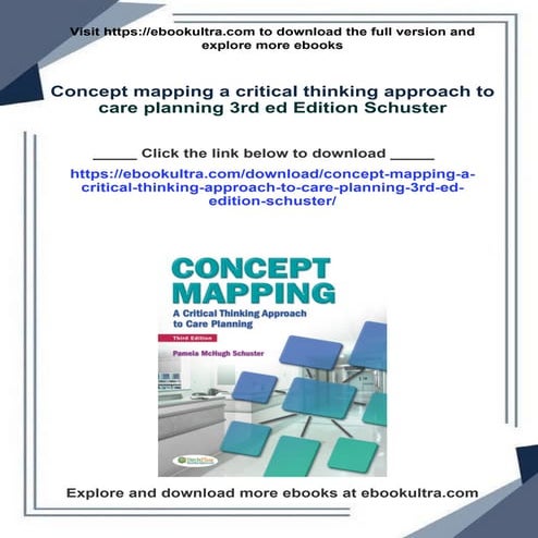 Concept mapping a critical thinking approach to care planning 3rd ed ...