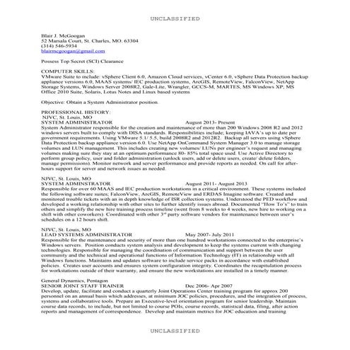 McGoogan Resume 2016 | DOC