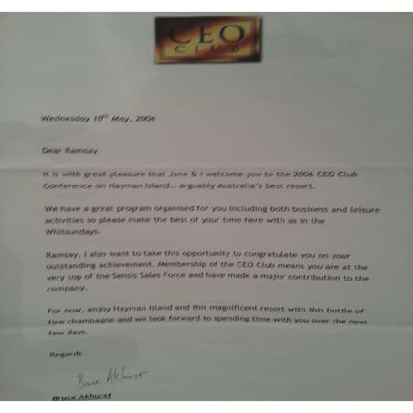 CEO CLUB (Letter of recognition) | PDF