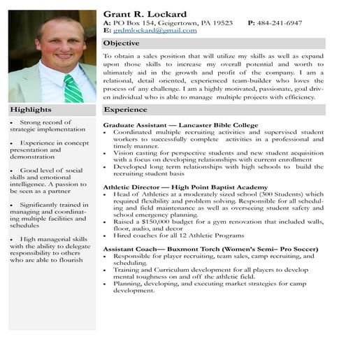 Resume_Grant Lockard | PDF