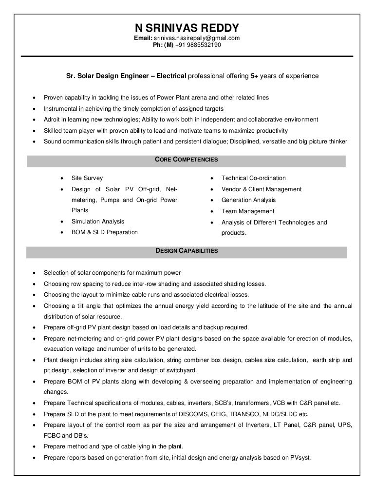 CV - Srinivas Reddy Nasirepally