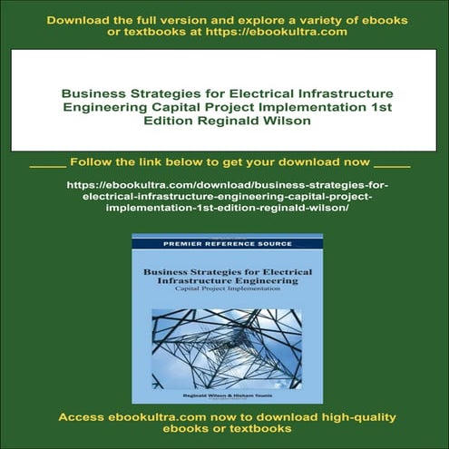 Business Strategies for Electrical Infrastructure Engineering Capital ...