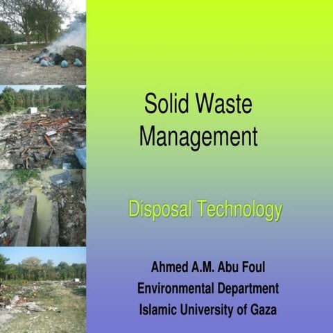 waste management, types of waste and it's methods | PDF