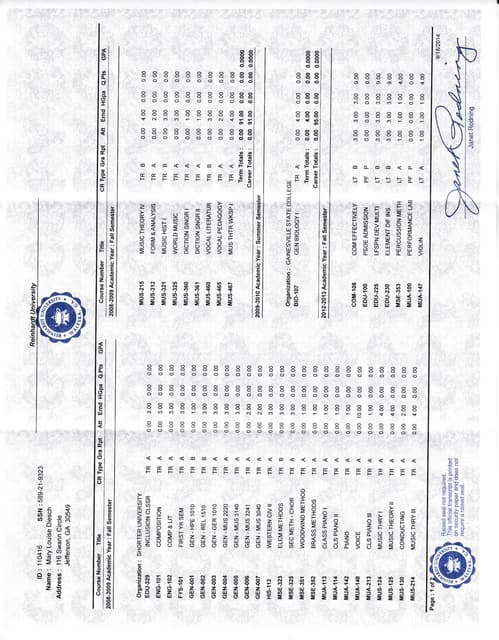 Shorter Transcripts Page 3 | PDF
