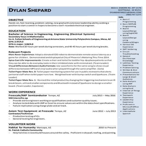 Dylan Shepard Resume 2 | DOCX
